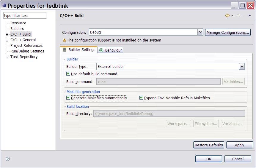 Projetsidegnueclipse Gcc Openocdpourdeveloppementarmidegnueclipse Gcc Openocd 9219